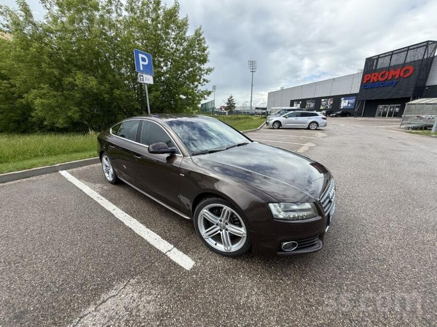 Brown Audi A5 2011 in Daugavpils, with an engine capacity of 2.70 L and mileage of 256 thousand km for 8700 €, photo 1 on AUTOMOTO.COM.LV