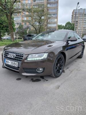 Brūns Audi A5 2011 Rīga, ar dzinēja tilpumu 2.00 L un nobraukumu 335 tūkst. km par 6700 €, foto  vietnē AUTOMOTO.COM.LV