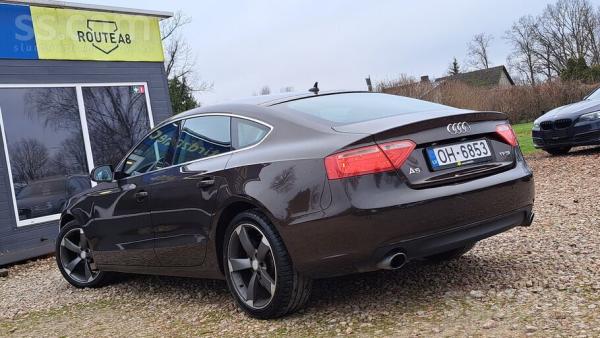 Brown Audi A5 2012 in Jelgava, with an engine capacity of 1.80 L and mileage of 143 thousand km for 11490 €, photo 4 on AUTOMOTO.COM.LV