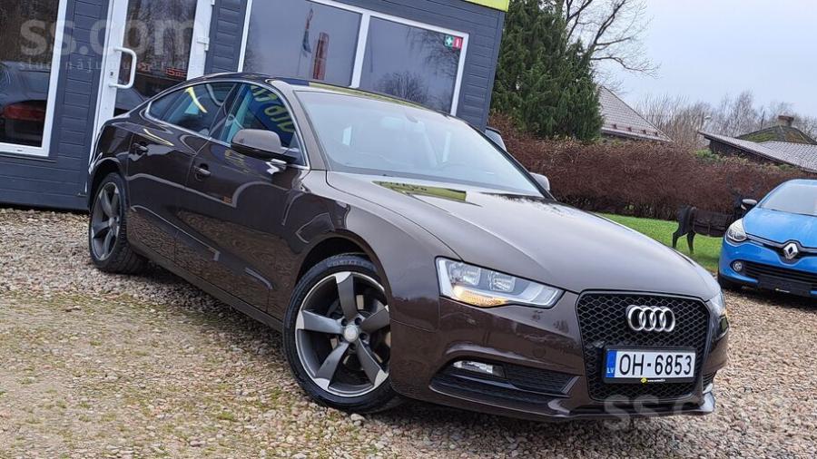Brown Audi A5 2012 in Jelgava, with an engine capacity of 1.80 L and mileage of 143 thousand km for 11490 €, photo 2 on AUTOMOTO.COM.LV