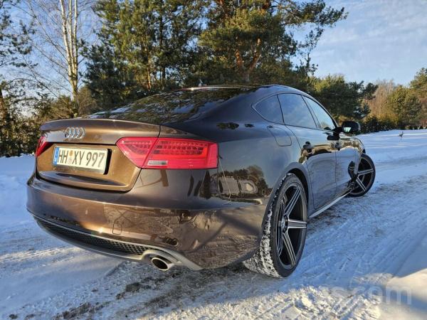 Brown Audi A5 2012 in Riga, with an engine capacity of 3.00 L and mileage of 276 thousand km for 12999 €, photo 4 on AUTOMOTO.COM.LV
