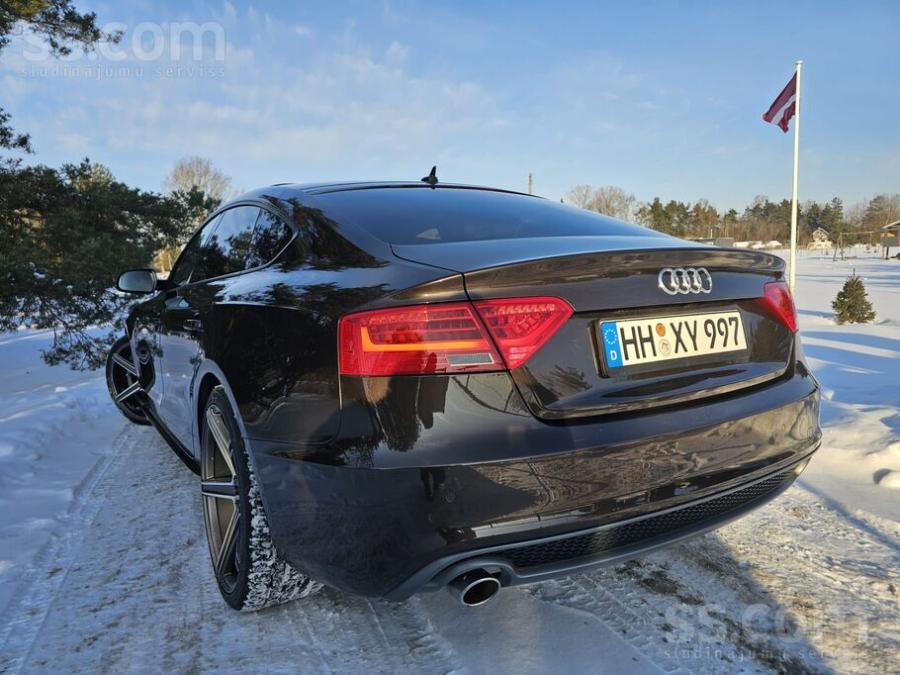 Brown Audi A5 2012 in Riga, with an engine capacity of 3.00 L and mileage of 276 thousand km for 12999 €, photo 6 on AUTOMOTO.COM.LV