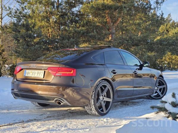 Brown Audi A5 2012 in Riga, with an engine capacity of 3.00 L and mileage of 276 thousand km for 12999 €, photo 8 on AUTOMOTO.COM.LV