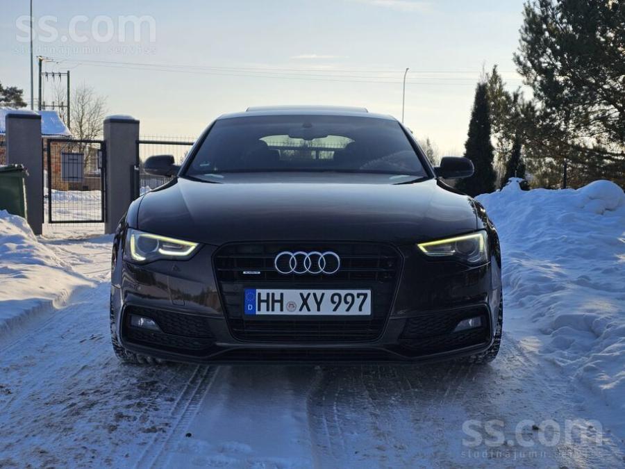 Brown Audi A5 2012 in Riga, with an engine capacity of 3.00 L and mileage of 276 thousand km for 12999 €, photo 14 on AUTOMOTO.COM.LV
