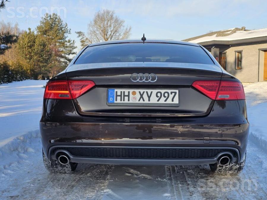 Brown Audi A5 2012 in Riga, with an engine capacity of 3.00 L and mileage of 276 thousand km for 12999 €, photo 15 on AUTOMOTO.COM.LV