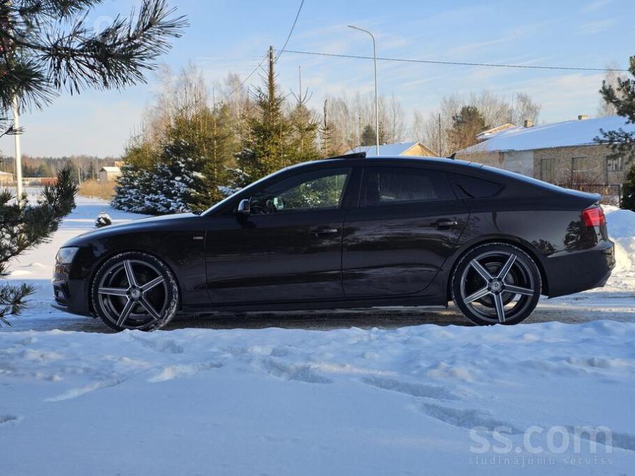 Brown Audi A5 2012 in Riga, with an engine capacity of 3.00 L and mileage of 276 thousand km for 12999 €, photo 17 on AUTOMOTO.COM.LV