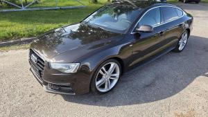 Brown Audi A5 2013 in Siauliai, with an engine capacity of 3.00 L and mileage of 279 thousand km for 9750 €, photo  on AUTOMOTO.COM.LV