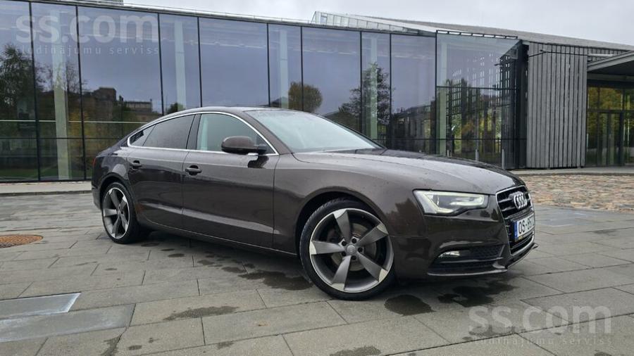 Brown Audi A5 2013 in Riga, with an engine capacity of 1.80 L and mileage of 160 thousand km for 11950 €, photo 3 on AUTOMOTO.COM.LV