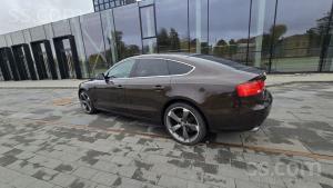Brown Audi A5 2013 in Riga, with an engine capacity of 1.80 L and mileage of 160 thousand km for 11950 €, photo 9 on AUTOMOTO.COM.LV