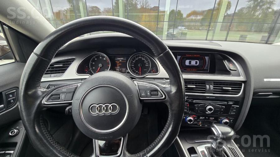 Brown Audi A5 2013 in Riga, with an engine capacity of 1.80 L and mileage of 160 thousand km for 11950 €, photo 13 on AUTOMOTO.COM.LV