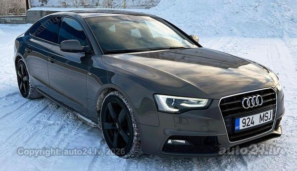 Brown Audi A5 2014 in Tallinn, with an engine capacity of 2.00 L and mileage of 218 thousand km for 12400 €, photo 1 on AUTOMOTO.COM.LV