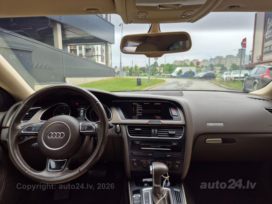Brown Audi A5 2014 in Tallinn, with an engine capacity of 2.00 L and mileage of 264 thousand km for 9500 €, photo 13 on AUTOMOTO.COM.LV