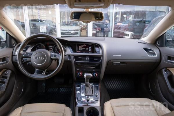 Brown Audi A5 2014 in Riga, with an engine capacity of 3.00 L and mileage of 234 thousand km for 13300 €, photo 8 on AUTOMOTO.COM.LV