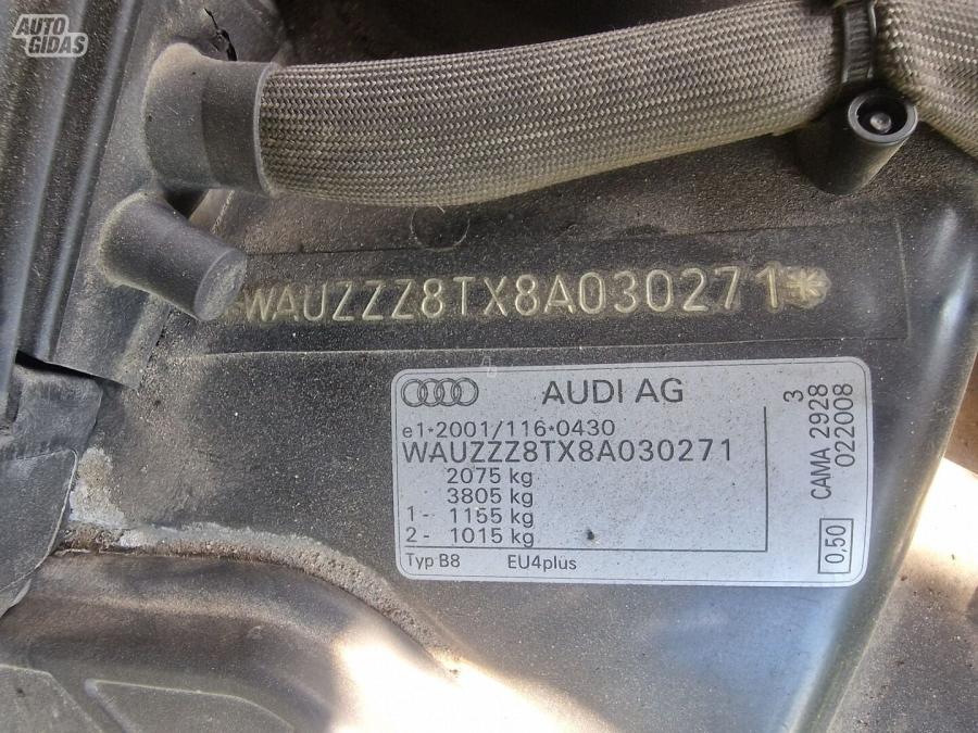 Audi A5 2008 in Kaunas, with an engine capacity of 2.70 L and mileage of 311 thousand km for 4100 €, photo 22 on AUTOMOTO.COM.LV