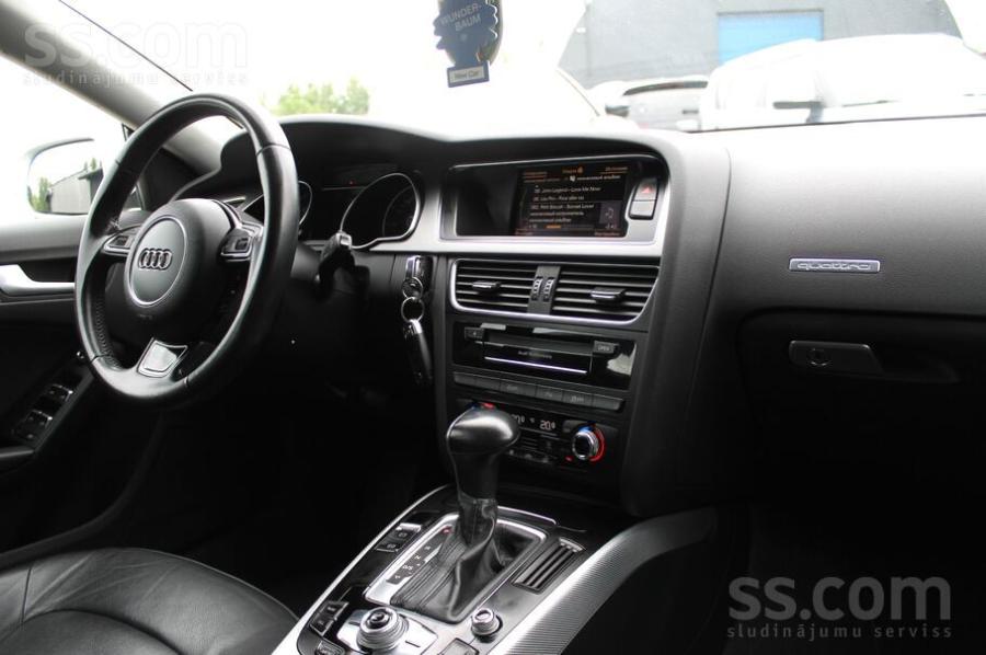 Audi A5 2013 in Riga, with an engine capacity of 3.00 L and mileage of 0 thousand km for 9750 €, photo 16 on AUTOMOTO.COM.LV