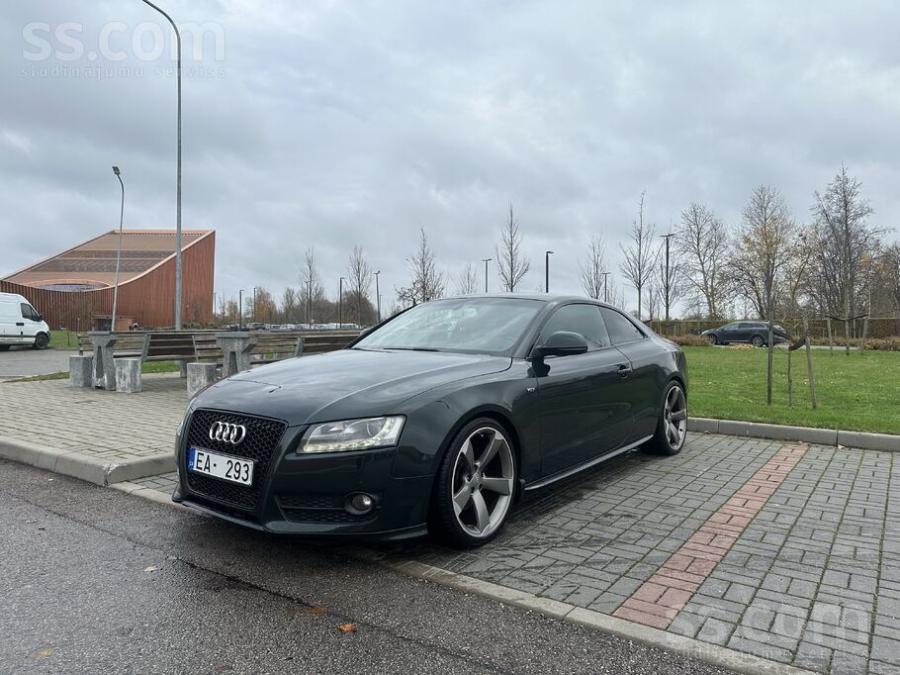 Green Audi A5 2008 in Ventspils, with an engine capacity of 2.70 L and mileage of 299 thousand km for 7400 €, photo 1 on AUTOMOTO.COM.LV