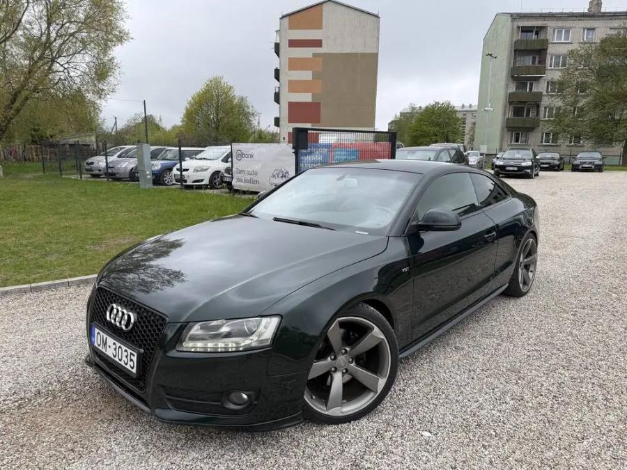 Zaļš Audi A5 2008 Ventspils, ar dzinēja tilpumu 2.70 L un nobraukumu 301 tūkst. km par 6900 €, foto 1 vietnē AUTOMOTO.COM.LV