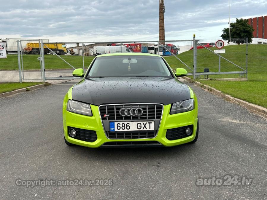 Green Audi A5 2009 in Valga, with an engine capacity of 1.80 L and mileage of 340 thousand km for 2800 €, photo 8 on AUTOMOTO.COM.LV