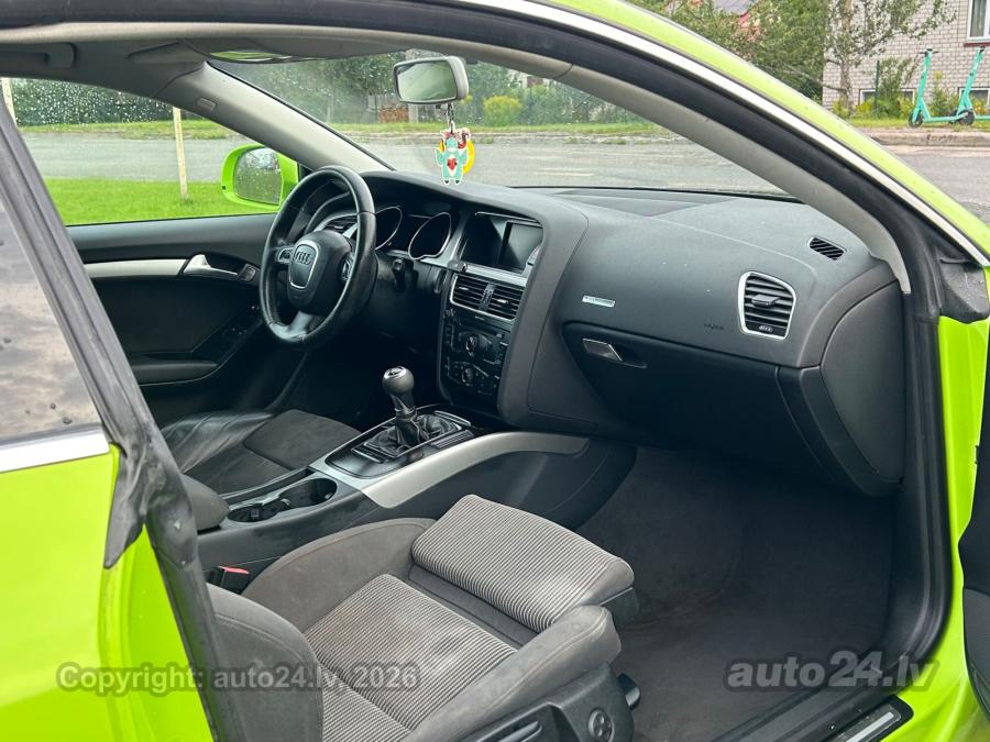 Green Audi A5 2009 in Valga, with an engine capacity of 1.80 L and mileage of 340 thousand km for 2800 €, photo 10 on AUTOMOTO.COM.LV