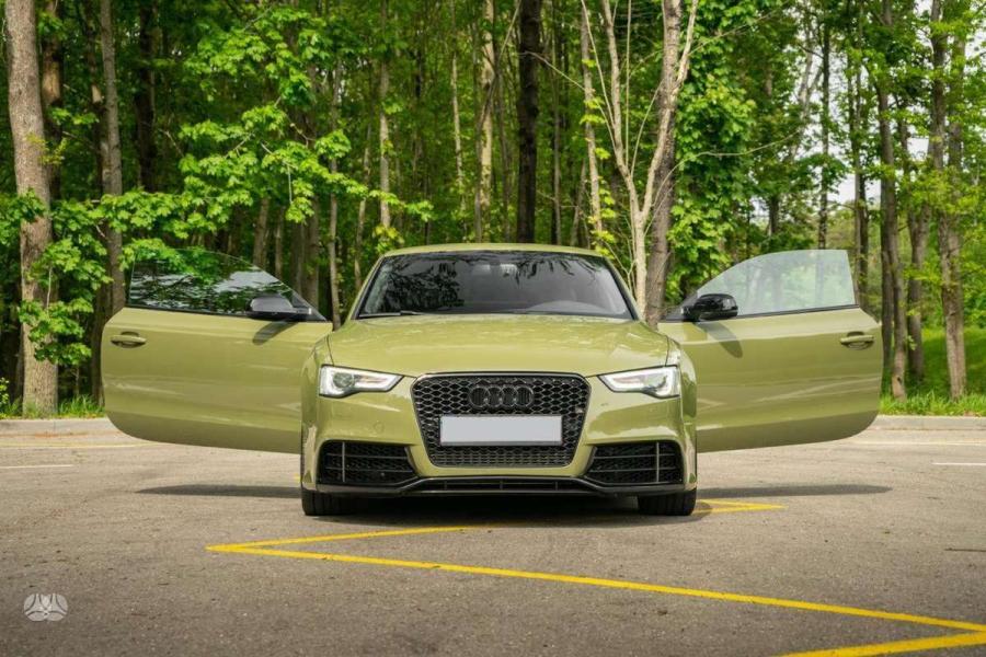 Green Audi A5 2013 in Kaunas, with an engine capacity of 2.97 L and mileage of 267 thousand km for 9500 €, photo 8 on AUTOMOTO.COM.LV