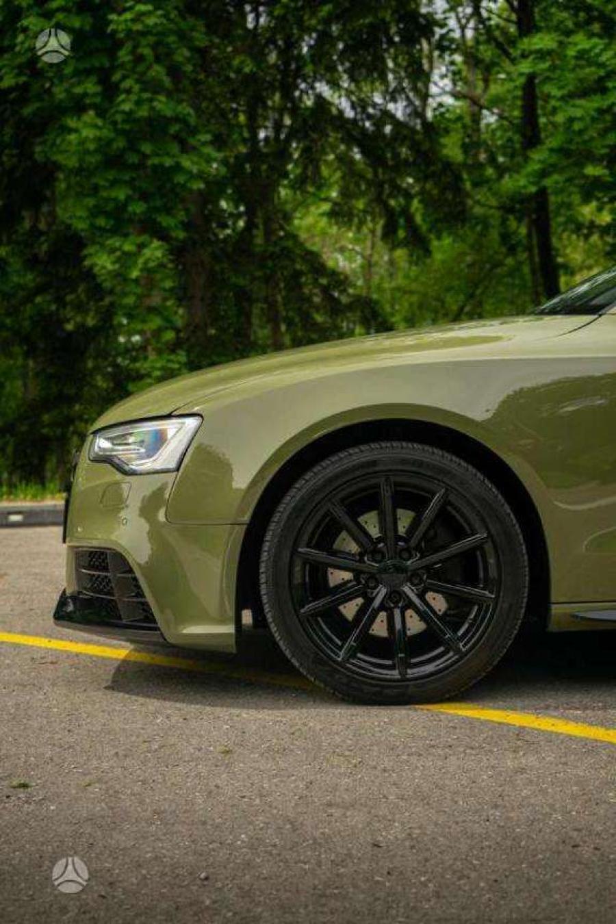 Green Audi A5 2013 in Kaunas, with an engine capacity of 2.97 L and mileage of 267 thousand km for 9500 €, photo 10 on AUTOMOTO.COM.LV