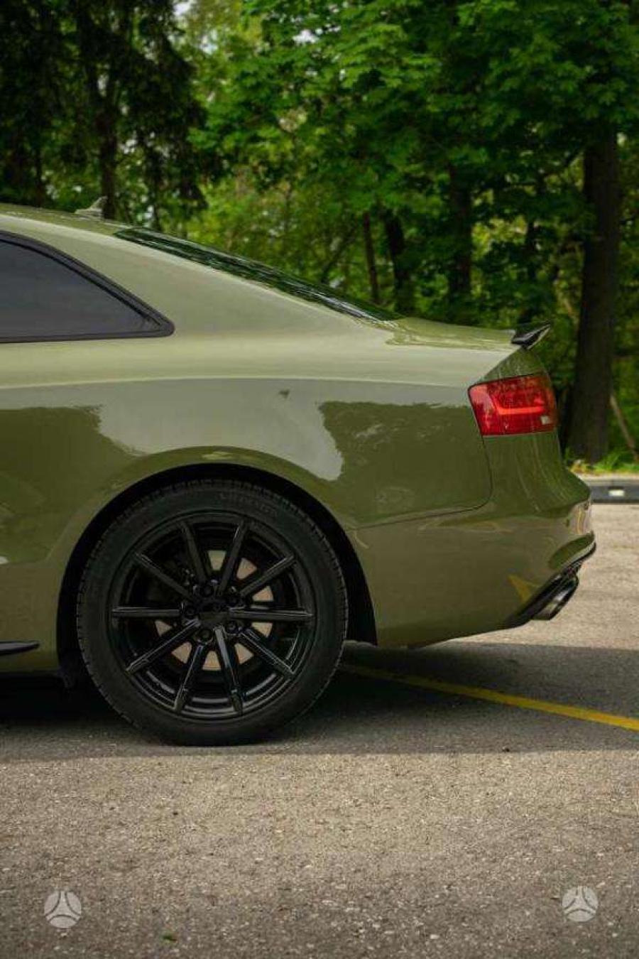 Green Audi A5 2013 in Kaunas, with an engine capacity of 2.97 L and mileage of 267 thousand km for 9500 €, photo 13 on AUTOMOTO.COM.LV