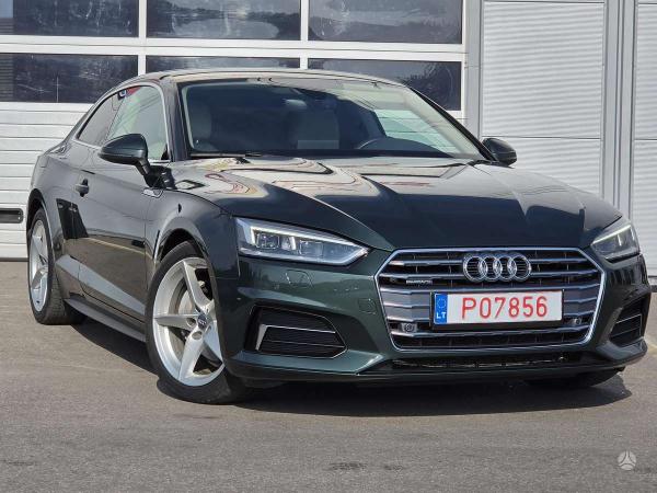 Green Audi A5 2017 in Jonava, with an engine capacity of 2.00 L and mileage of 222 thousand km for 15000 €, photo 1 on AUTOMOTO.COM.LV