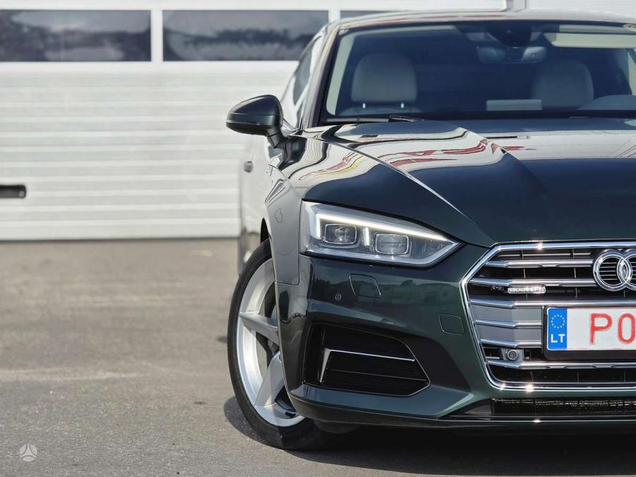 Green Audi A5 2017 in Jonava, with an engine capacity of 2.00 L and mileage of 222 thousand km for 15000 €, photo 13 on AUTOMOTO.COM.LV