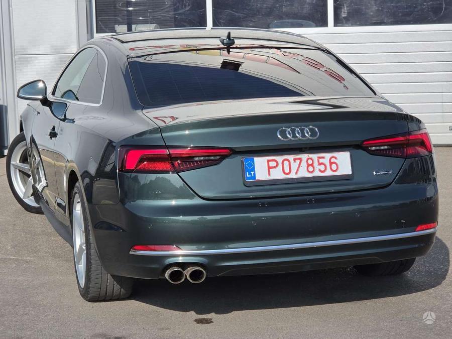 Green Audi A5 2017 in Jonava, with an engine capacity of 2.00 L and mileage of 222 thousand km for 14950 €, photo 5 on AUTOMOTO.COM.LV