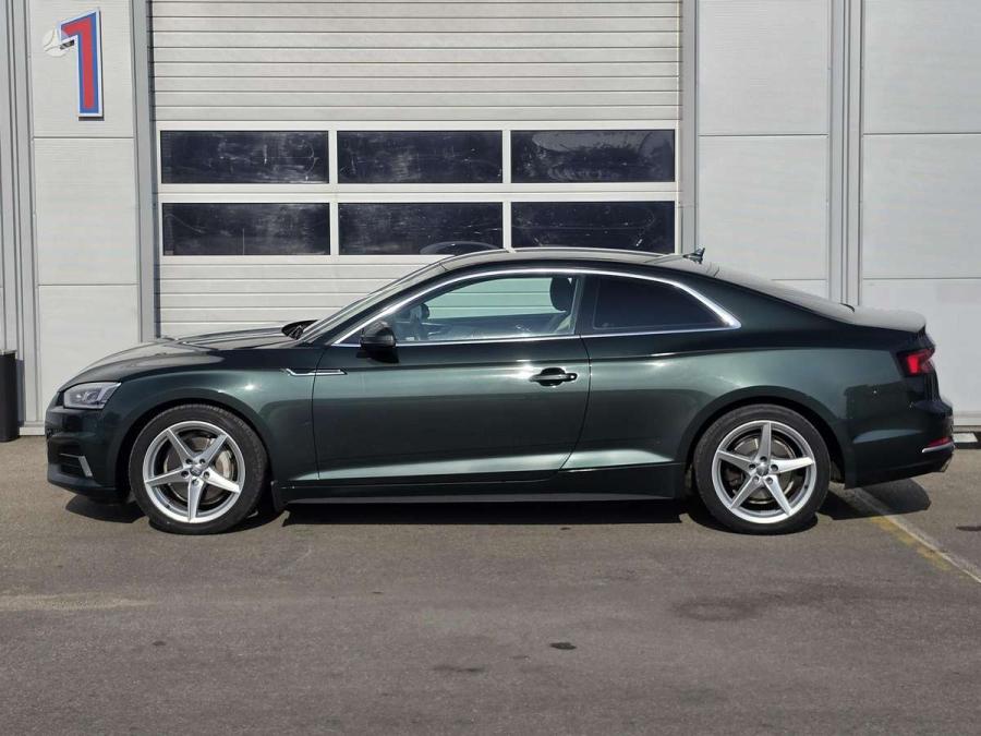 Green Audi A5 2017 in Jonava, with an engine capacity of 2.00 L and mileage of 222 thousand km for 14950 €, photo 9 on AUTOMOTO.COM.LV
