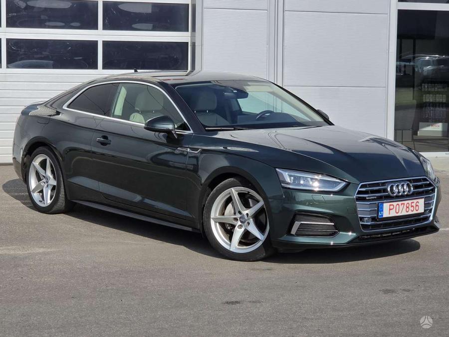Green Audi A5 2017 in Jonava, with an engine capacity of 2.00 L and mileage of 222 thousand km for 14950 €, photo 10 on AUTOMOTO.COM.LV