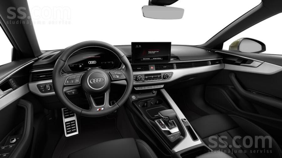 Green Audi A5 2023 in Riga, with an engine capacity of 2.00 L and mileage of 73 thousand km for 31900 €, photo 12 on AUTOMOTO.COM.LV