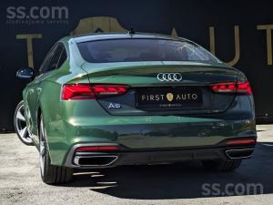 Green Audi A5 2024 in Tukums, with an engine capacity of 2.00 L and mileage of 74 thousand km for 32500 €, photo 4 on AUTOMOTO.COM.LV
