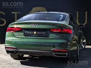 Green Audi A5 2024 in Tukums, with an engine capacity of 2.00 L and mileage of 74 thousand km for 32500 €, photo 5 on AUTOMOTO.COM.LV