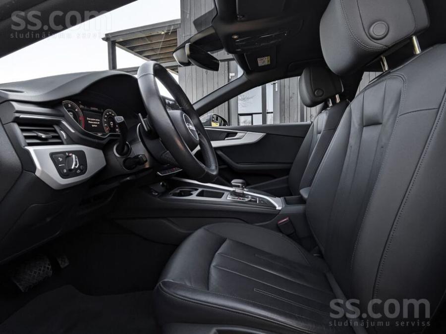 Green Audi A5 2024 in Tukums, with an engine capacity of 2.00 L and mileage of 74 thousand km for 32500 €, photo 8 on AUTOMOTO.COM.LV