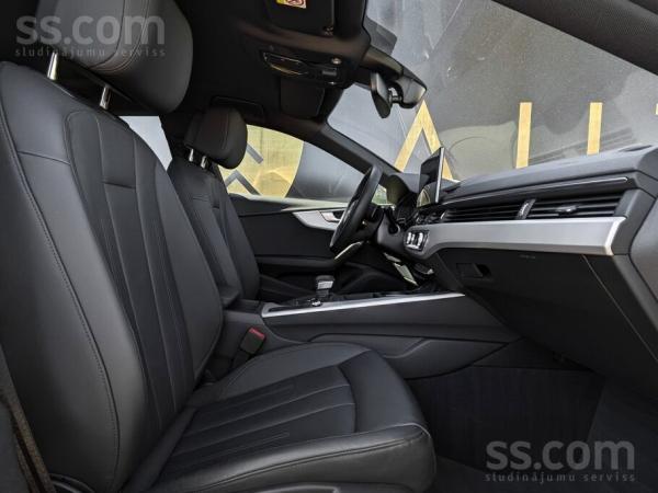 Green Audi A5 2024 in Tukums, with an engine capacity of 2.00 L and mileage of 74 thousand km for 32500 €, photo 8 on AUTOMOTO.COM.LV