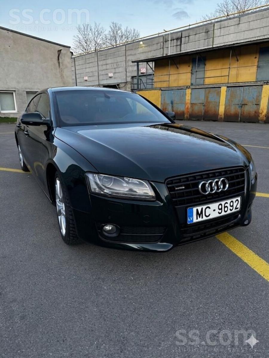 Зеленый Ауди А5 2010 в Рига, объемом двигателя 3.00 л и пробегом 371 тыс. км за 7700 €, фото 3 на AUTOMOTO.COM.LV