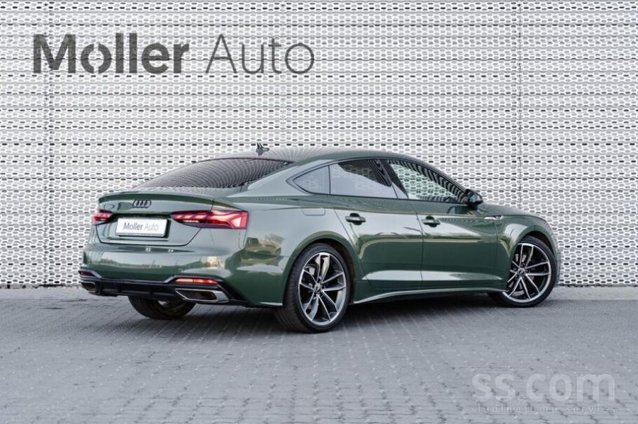 Zaļš Audi A5 2023 Rīga, ar dzinēja tilpumu 2.00 L un nobraukumu 79 tūkst. km par 32750 €, foto 5 vietnē AUTOMOTO.COM.LV