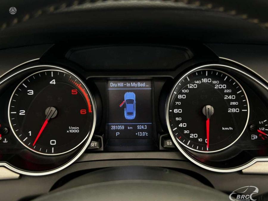 Pelēks Audi A5 2009 Viļņa, ar dzinēja tilpumu 2.97 L un nobraukumu 281 tūkst. km par 6950 €, foto 18 vietnē AUTOMOTO.COM.LV