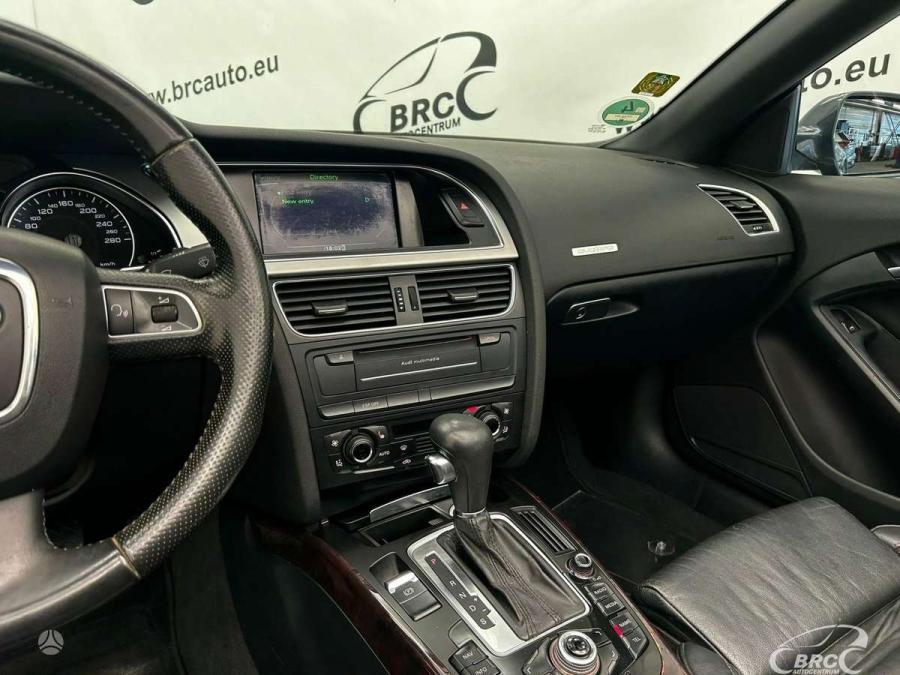 Pelēks Audi A5 2009 Viļņa, ar dzinēja tilpumu 2.97 L un nobraukumu 281 tūkst. km par 6950 €, foto 20 vietnē AUTOMOTO.COM.LV