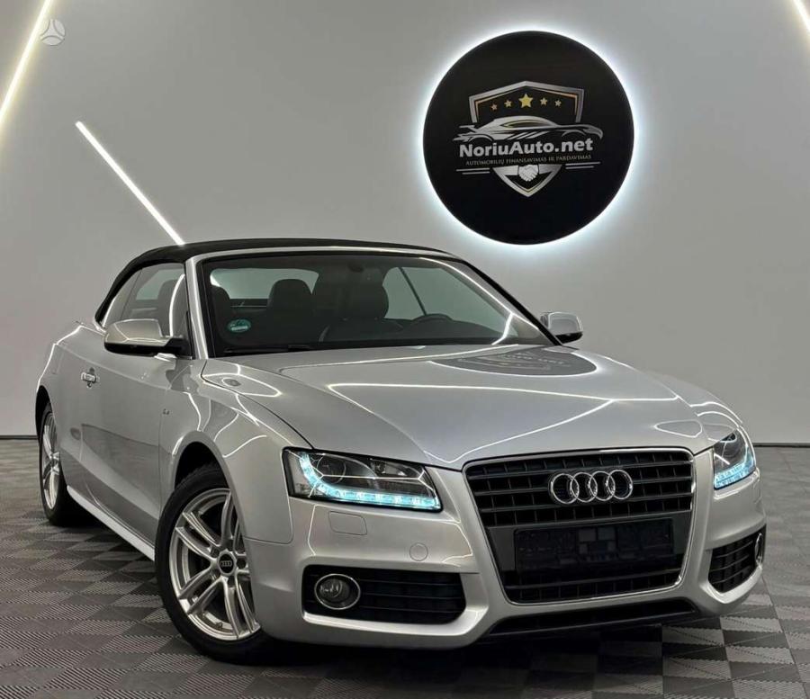 Grey Audi A5 2010 in Marijampole, with an engine capacity of 1.98 L and mileage of 177 thousand km for 6999 €, photo 1 on AUTOMOTO.COM.LV