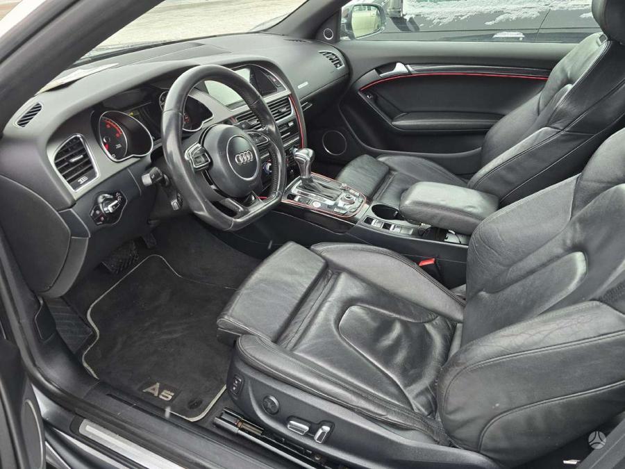 Grey Audi A5 2012 in Marijampole, with an engine capacity of 2.97 L and mileage of 280 thousand km for 10300 €, photo 12 on AUTOMOTO.COM.LV