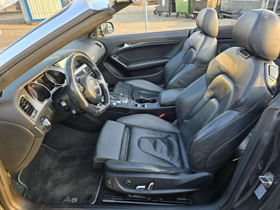 Pelēks Audi A5 2012 Marijampole, ar dzinēja tilpumu 2.97 L un nobraukumu 280 tūkst. km par 8800 €, foto 11 vietnē AUTOMOTO.COM.LV