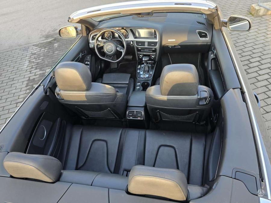 Pelēks Audi A5 2012 Marijampole, ar dzinēja tilpumu 2.97 L un nobraukumu 280 tūkst. km par 8800 €, foto 15 vietnē AUTOMOTO.COM.LV