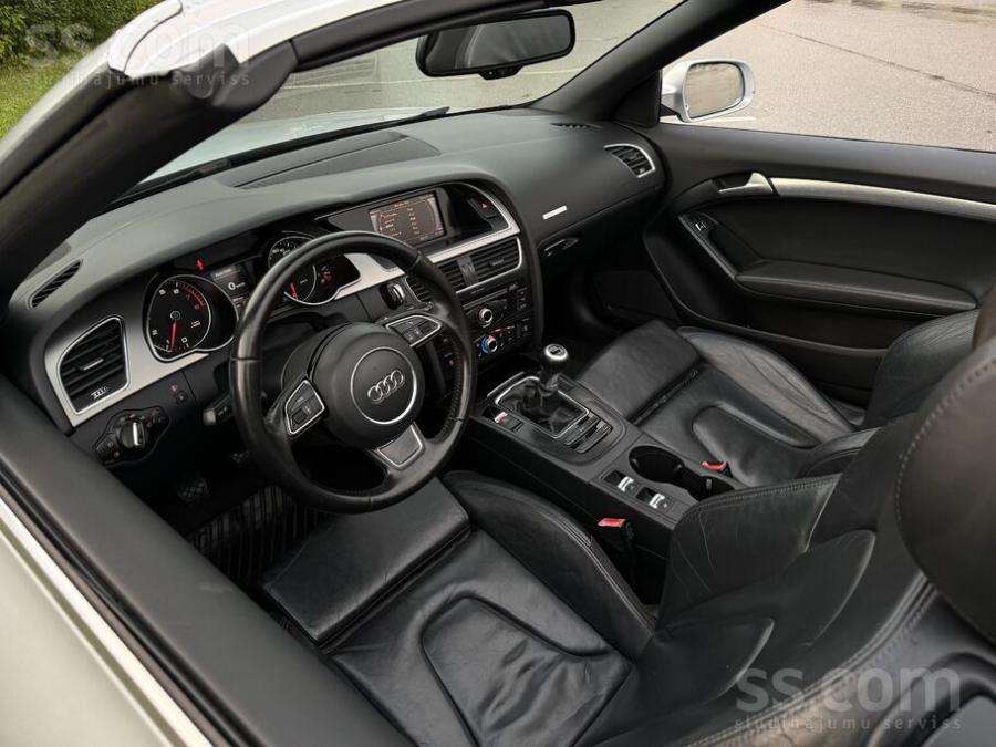 Grey Audi A5 2012 in Valmiera, with an engine capacity of 1.80 L and mileage of 208 thousand km for 10990 €, photo 10 on AUTOMOTO.COM.LV