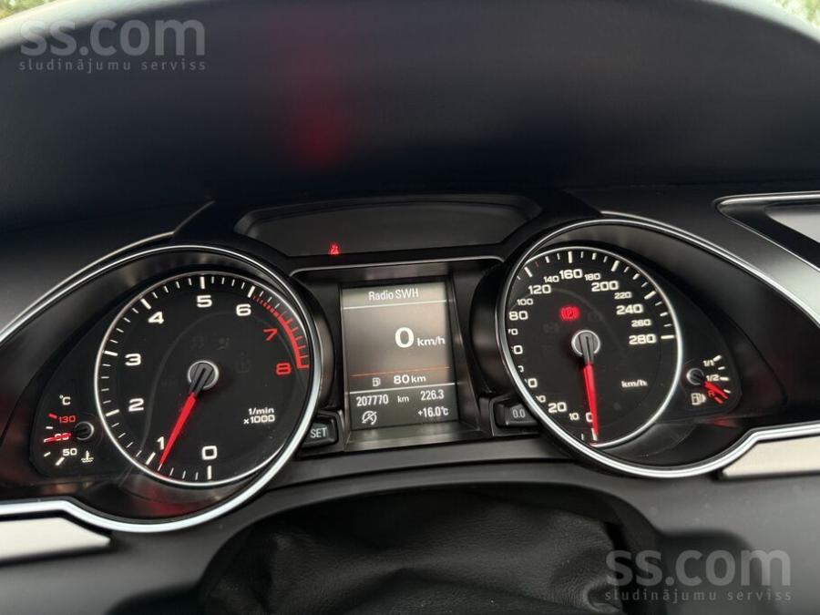 Grey Audi A5 2012 in Valmiera, with an engine capacity of 1.80 L and mileage of 208 thousand km for 10990 €, photo 11 on AUTOMOTO.COM.LV