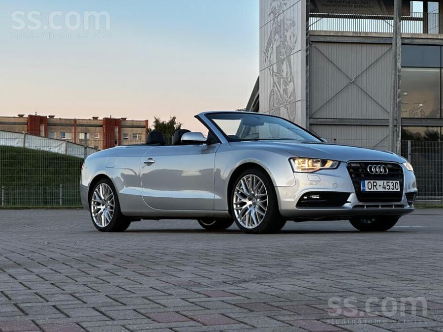 Grey Audi A5 2012 in Valmiera, with an engine capacity of 1.80 L and mileage of 209 thousand km for 10990 €, photo 1 on AUTOMOTO.COM.LV
