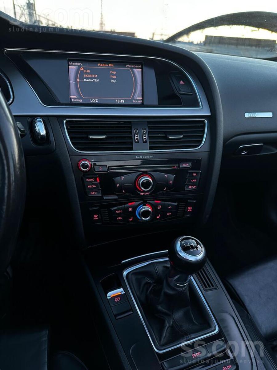 Grey Audi A5 2012 in Valmiera, with an engine capacity of 1.80 L and mileage of 209 thousand km for 10990 €, photo 19 on AUTOMOTO.COM.LV
