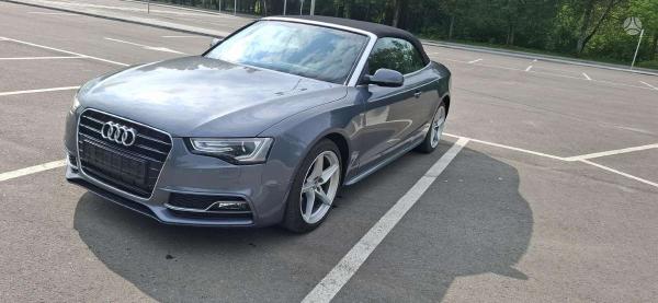 Grey Audi A5 2014 in Ukmerge, with an engine capacity of 1.97 L and mileage of 235 thousand km for 10550 €, photo 1 on AUTOMOTO.COM.LV