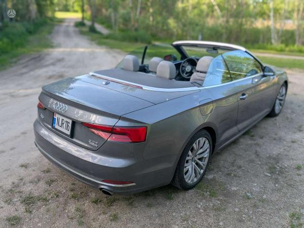 Pelēks Audi A5 2018 Viļņa, ar dzinēja tilpumu 1.98 L un nobraukumu 43 tūkst. km par 24000 €, foto 6 vietnē AUTOMOTO.COM.LV